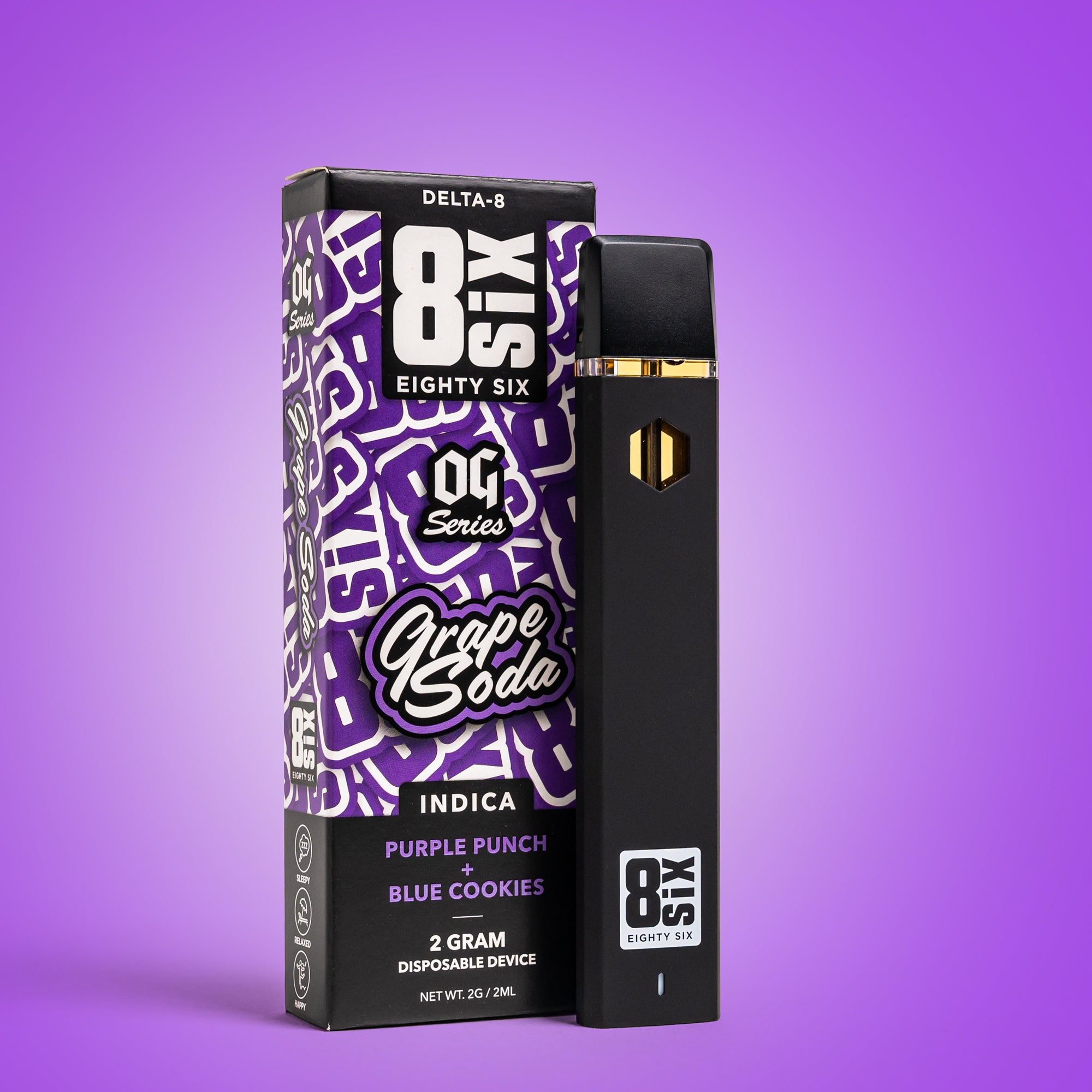 Dispo Carts | Eighty Six | OG Series Delta 8 THC Disposable