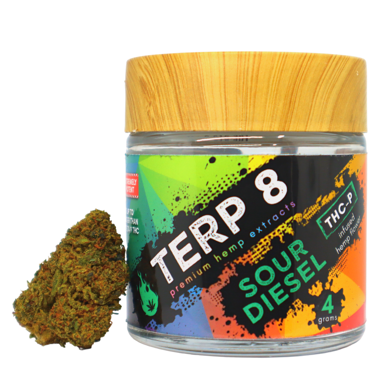 Terp 8 | THC-P + Delta 8 THC + CBD Hemp Flower - 4g Terp 8 | THC-P + Delta 8 THC + CBD Hemp Flower - 4g